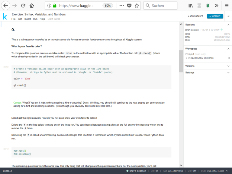 Is Kaggle Suitable to Teach Programming (with Python)? – di2.io